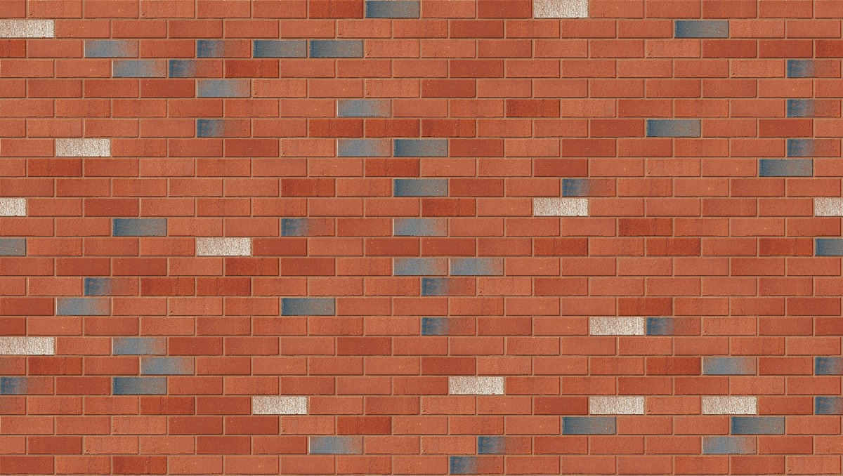 Restoration Red, Classics Range, Red Mortar, Stretcher - Architextures